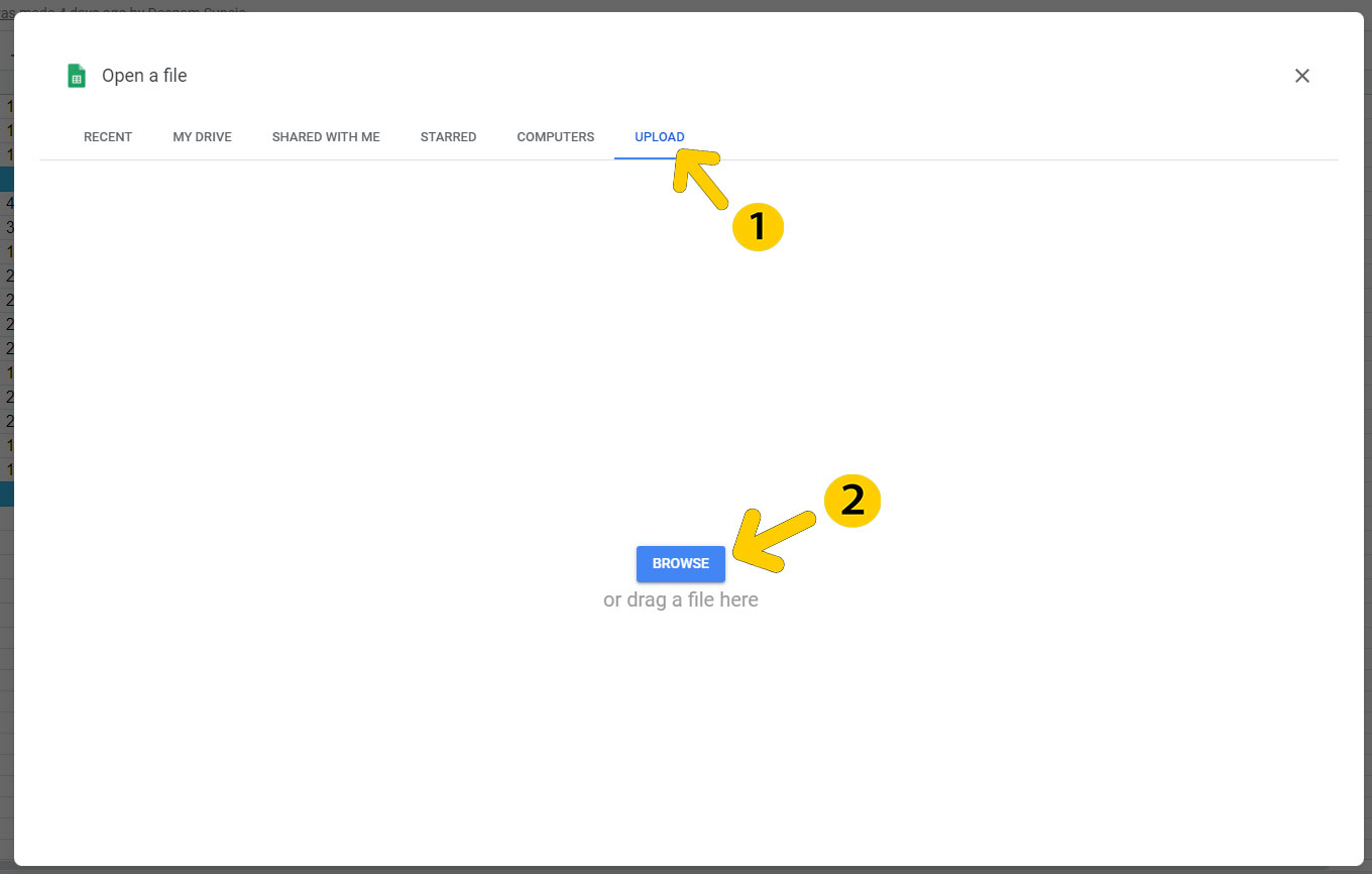 How To Convert Excel To Google Sheets Import Your XLSX File In Less